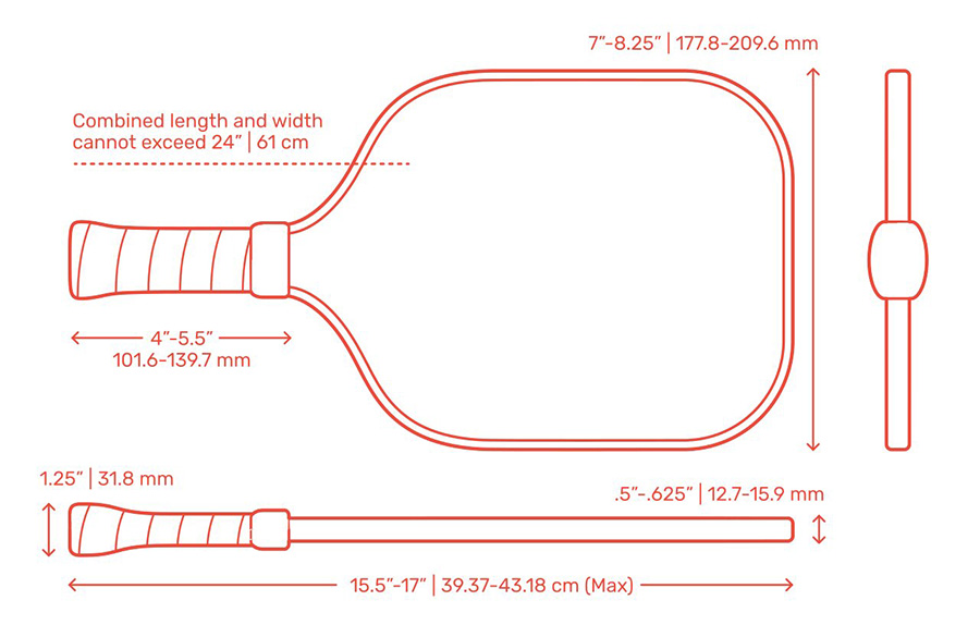 Choosing the Right Pickleball Paddle Size Rules: Understanding Size and ...